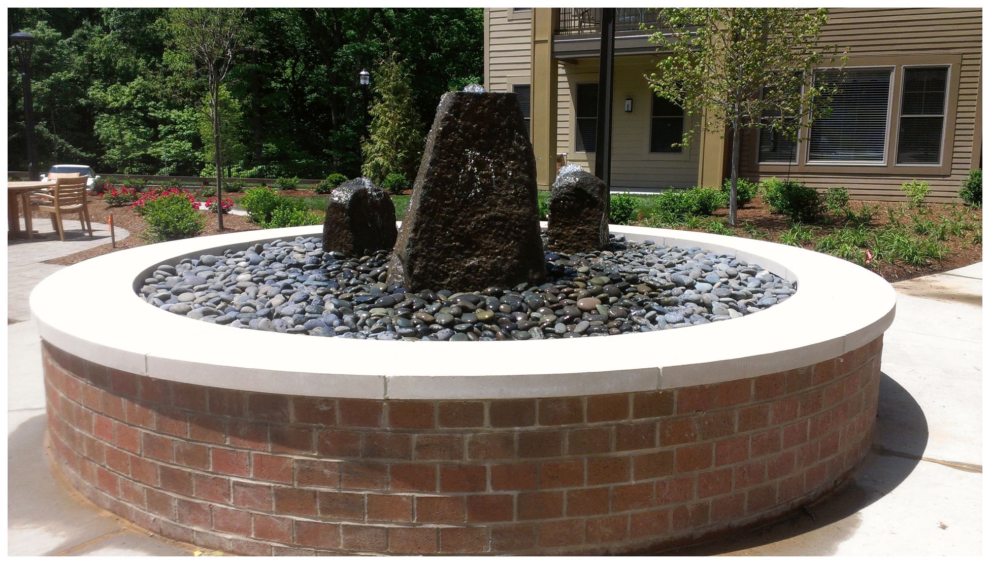 Natural Boulder Water Features